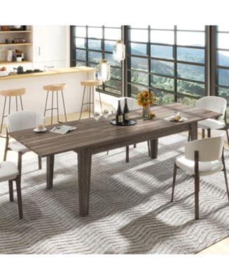 Streamdale Furniture Dining Table, 106.3 in Large Extendable Kitchen ...
