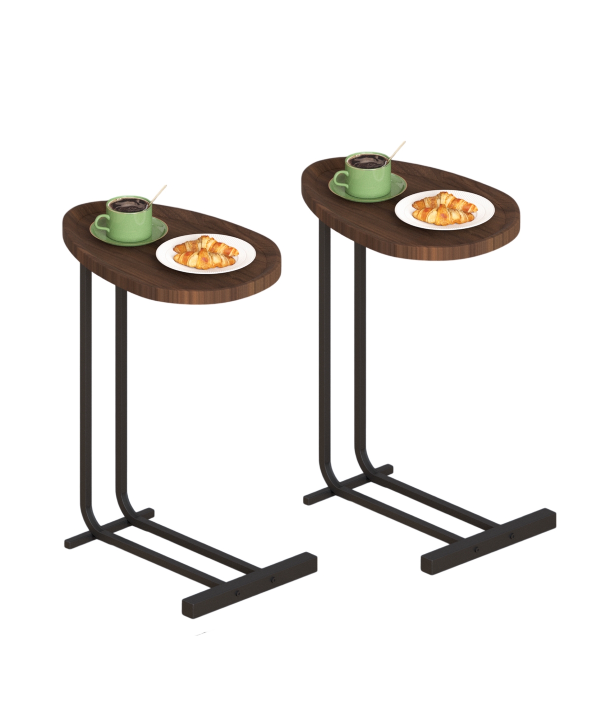Click here for C-Shaped End Table for Sofa  Bedside  and Couch (B... prices