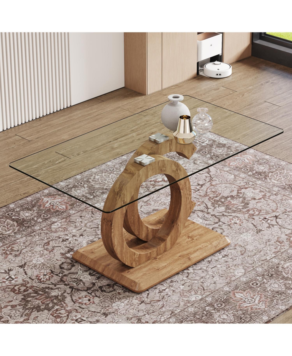 Click here for Modern Rectangular Glass Dining Table (6-8 People)... prices