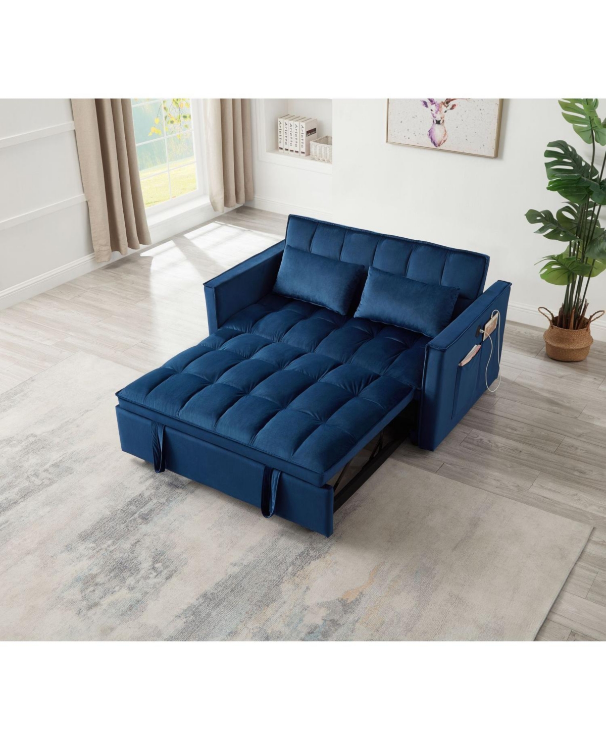 Click here for Streamdale 3-in-1 Sleeper Sofa Bed with Usb Port &... prices