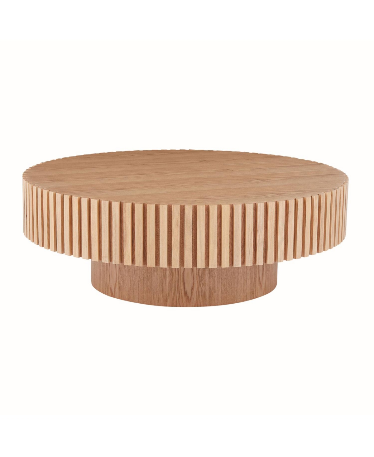 Click here for Modern 31.49" Round Wood Coffee Table for Sma... prices