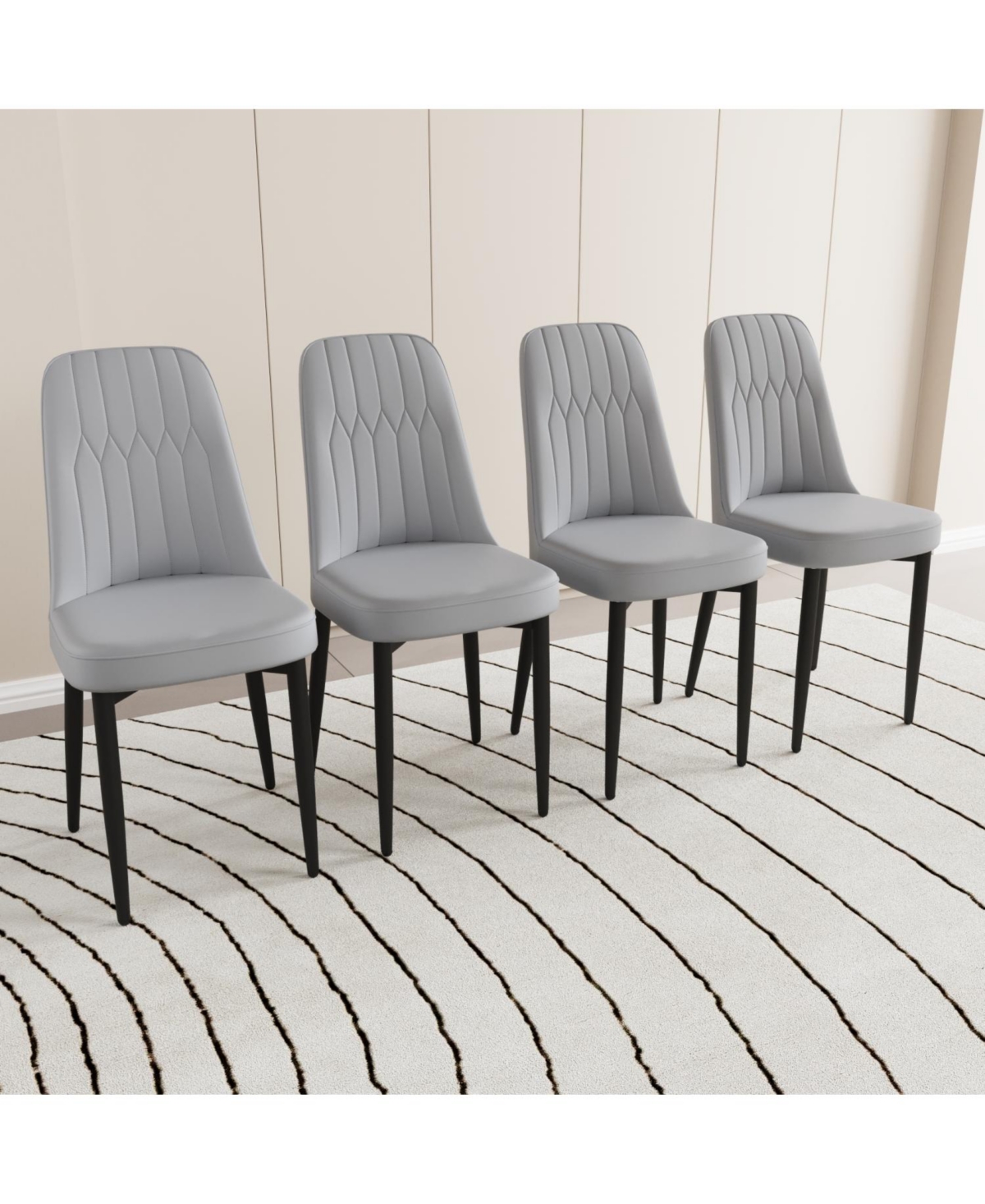 Click here for Streamdale Furniture Modern Dining Chair Set of 4... prices