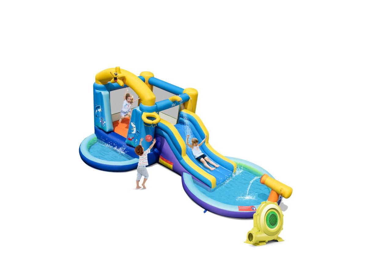 Click here for Inflatable Ocean-Themed Bounce House with 680W Blo... prices