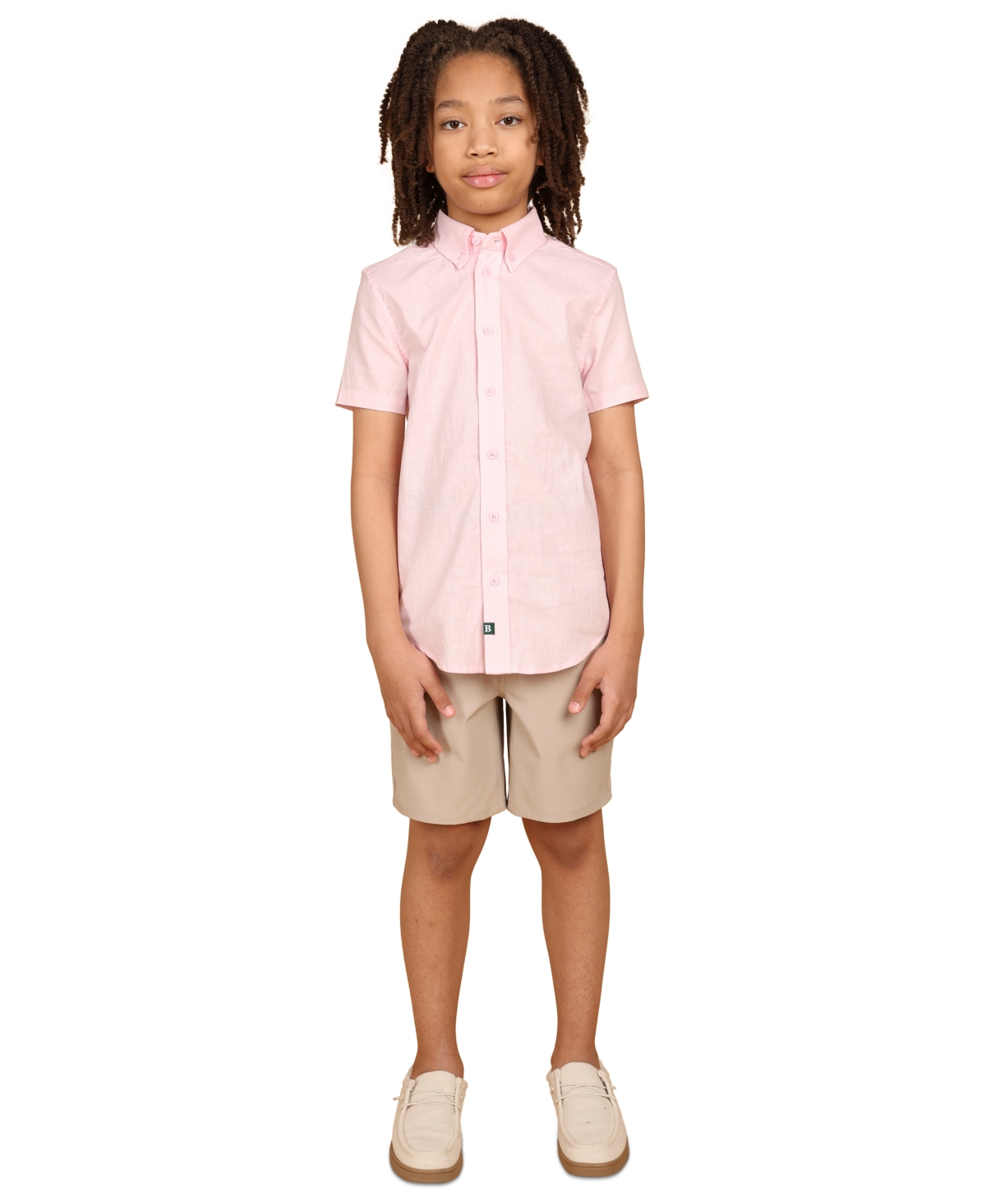 Click here for B By Brooks Brothers Big Boys Linen Short Sleeve B... prices