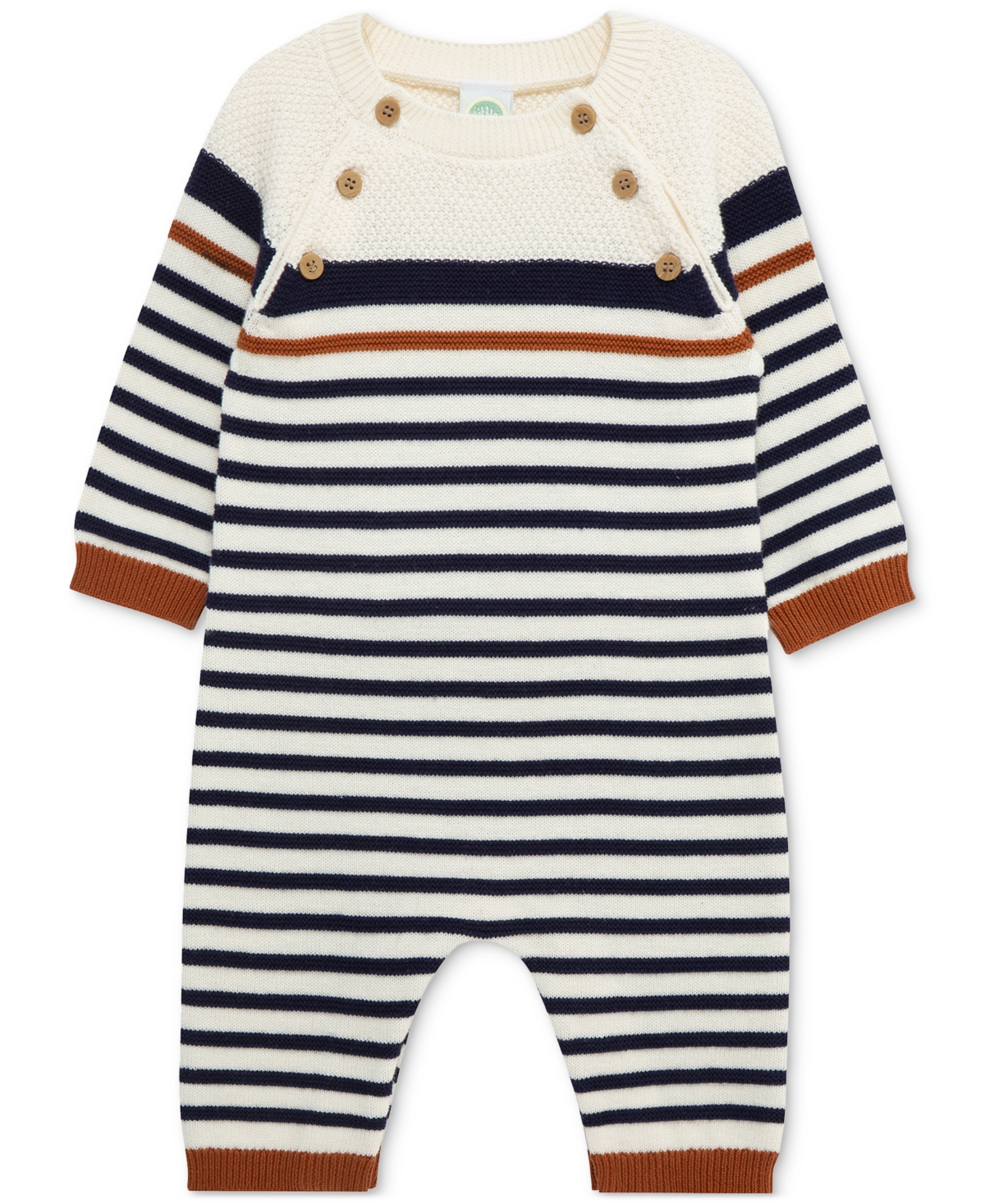 Click here for Little Me Baby Boys Cotton Block Stripe Sweater Co... prices