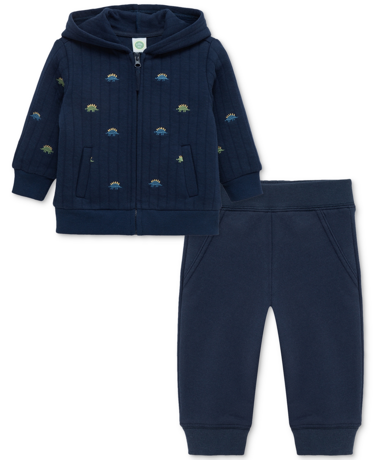 Click here for Little Me Baby Zip-Up Dino Hoodie & Pants  2 Piece... prices