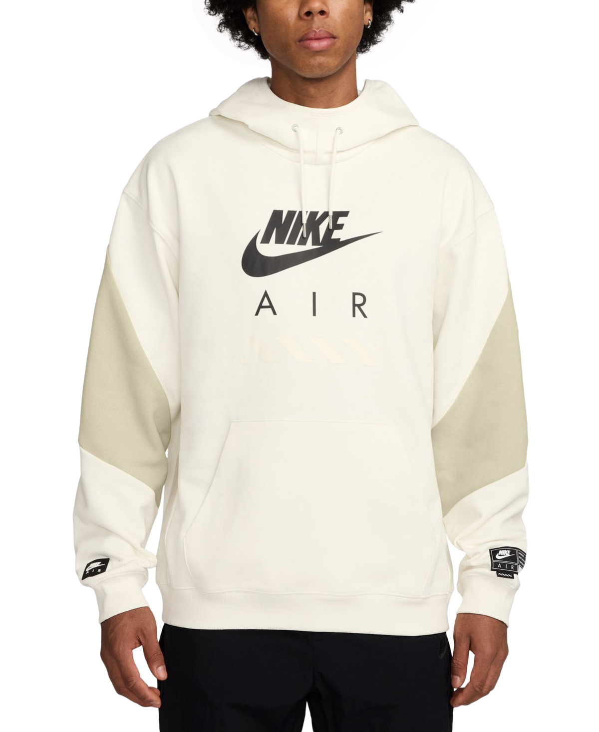 Click here for Nike Mens Air Fleece Roomy-Fit Logo-Print Hoodie -... prices