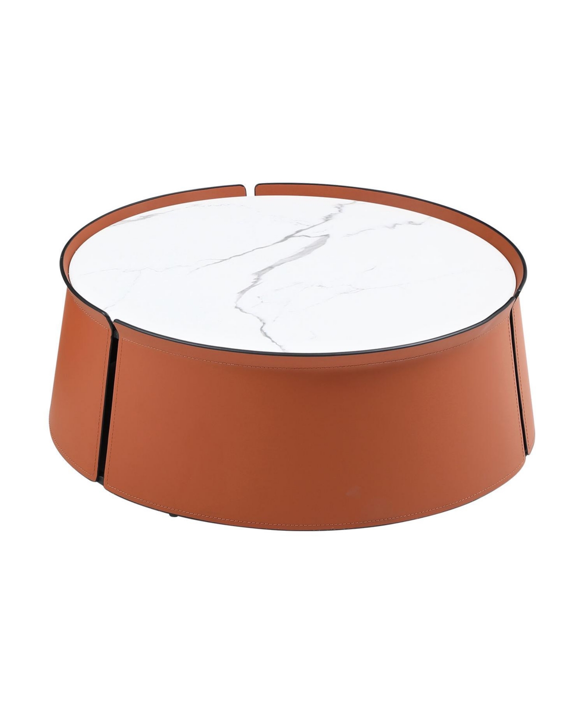 Click here for Streamdale 31.5" Coffee Table  Marble Top+Ora... prices
