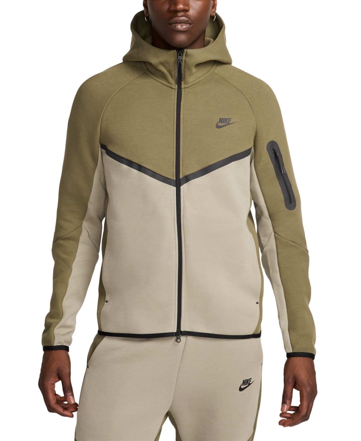 Click here for Nike Mens Tech Fleece Full-Zip Windrunner Logo Hoo... prices