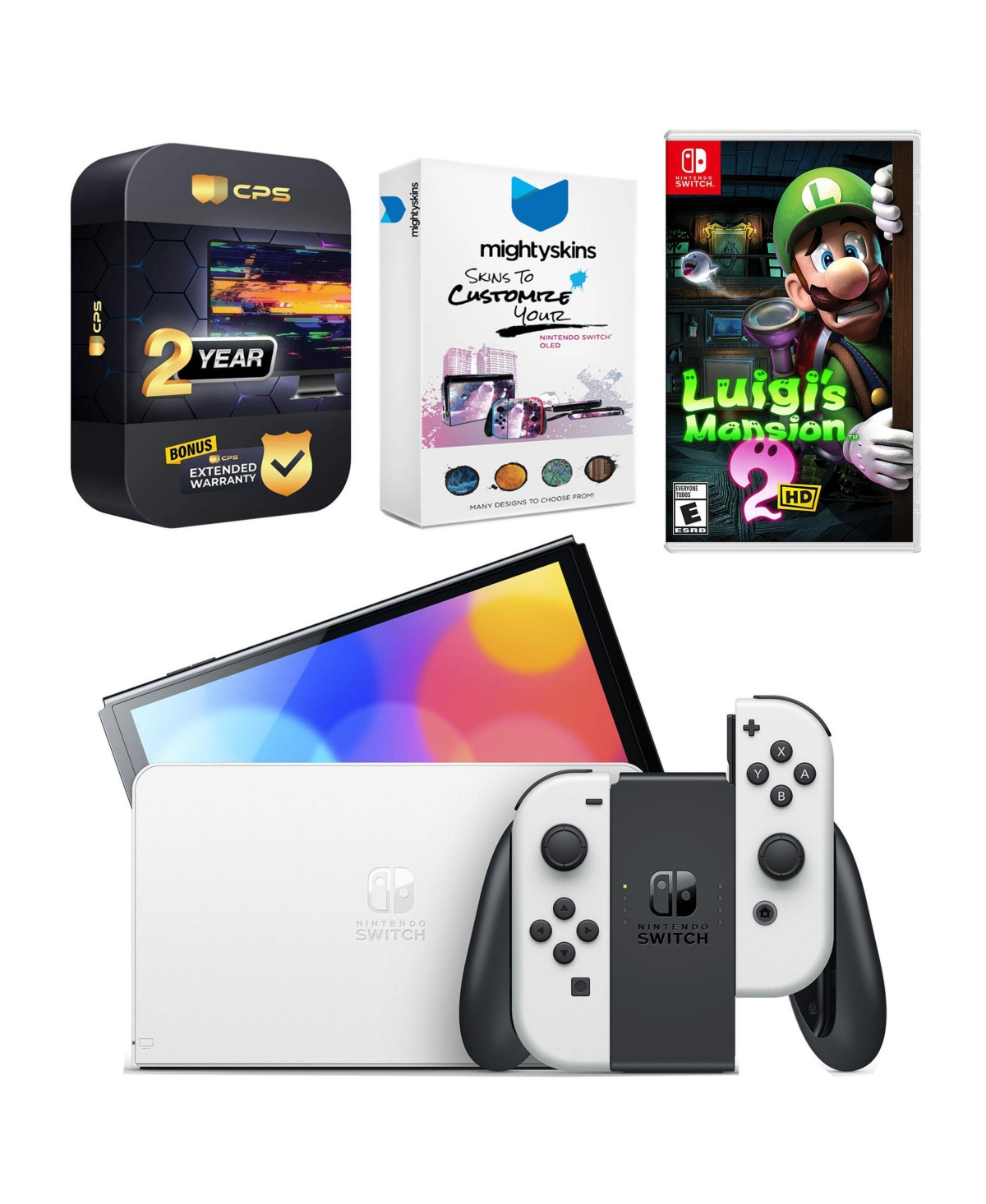 Click here for Nintendo Switch White Oled Console with Luigis Man... prices