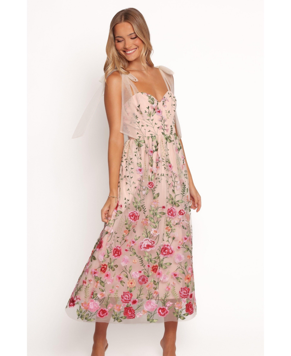 Click here for Petal and Pup Womens Mirabel Midi Dress - Multi fl... prices