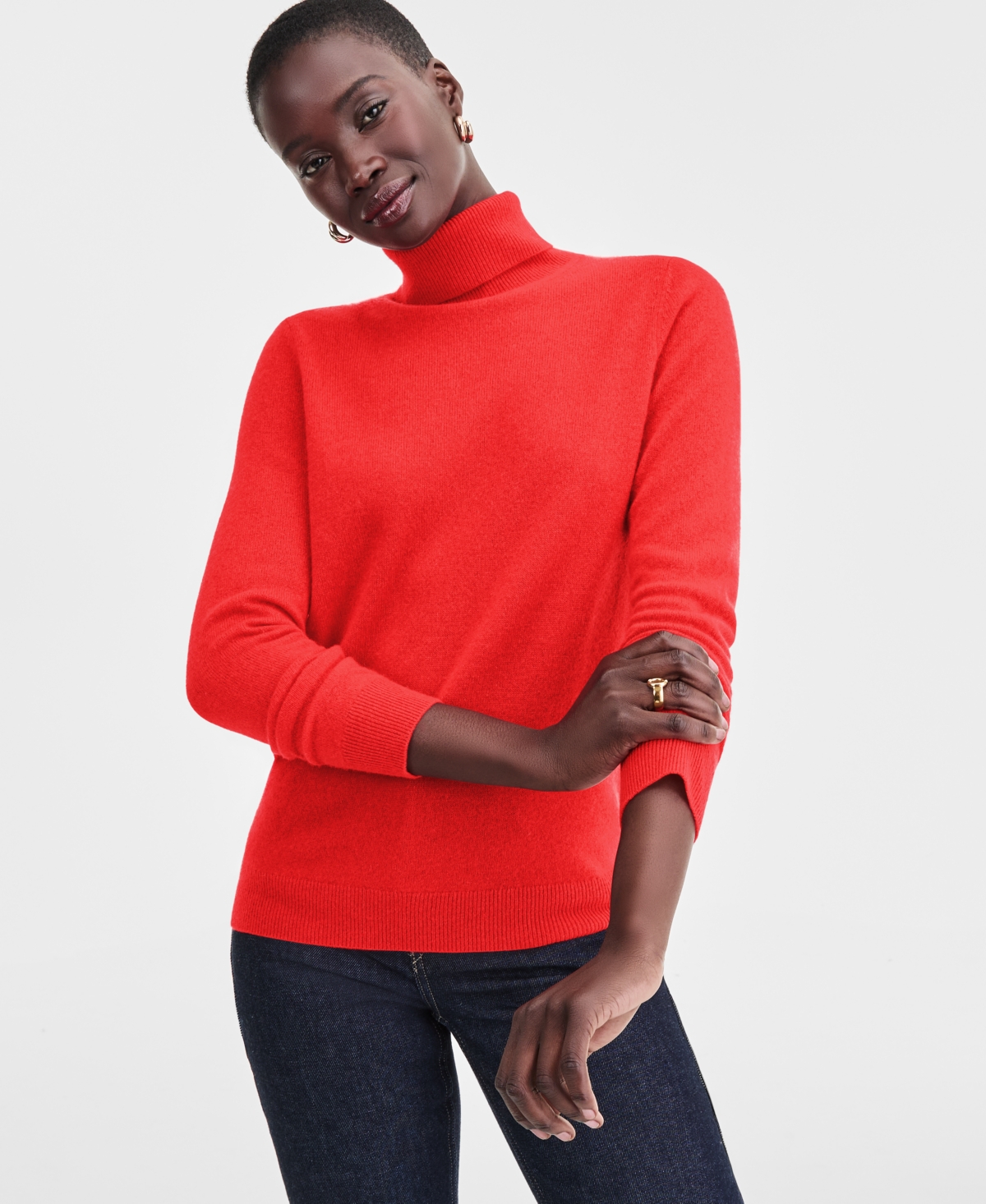 Click here for Charter Club 100 Cashmere Petite Turtleneck Sweate... prices