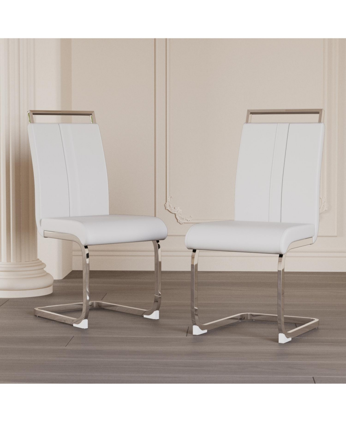 Click here for Streamdale Upholstered C-leg Modern Dining Side Ch... prices