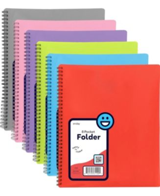 Poly 8 Pocket Organizer File Folder Letter Legal Document Organizer ...