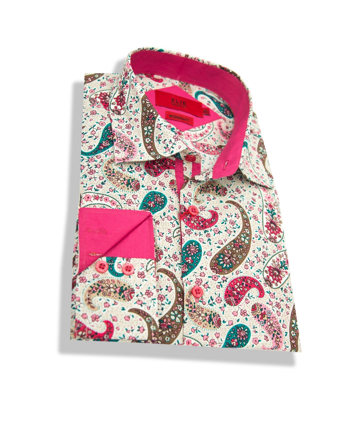 Click here for Elie Balleh Little Boys Pink Slim Fit Paisley Dres... prices