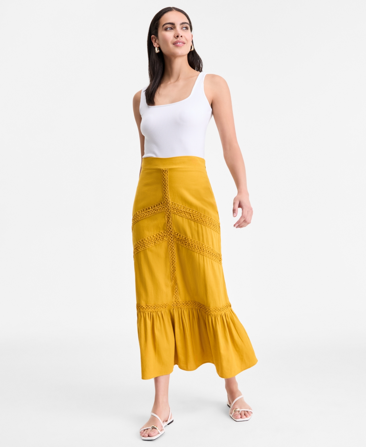 Click here for I.n.c. International Concepts Womens Crochet-Trim... prices