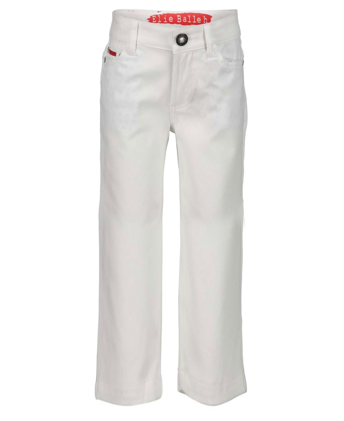 Click here for Elie Balleh Big Boys White Slim Fit 5 Pocket Twill... prices