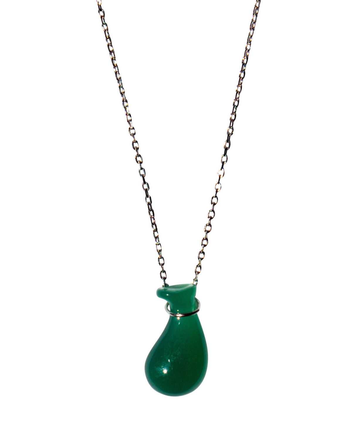 Click here for Fudai — Green Jade Stone Pendant Necklace prices