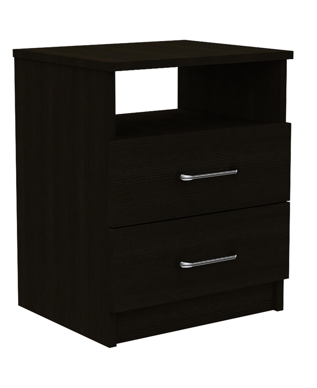 Click here for Nightstand with Open Compartment and Two Drawers f... prices