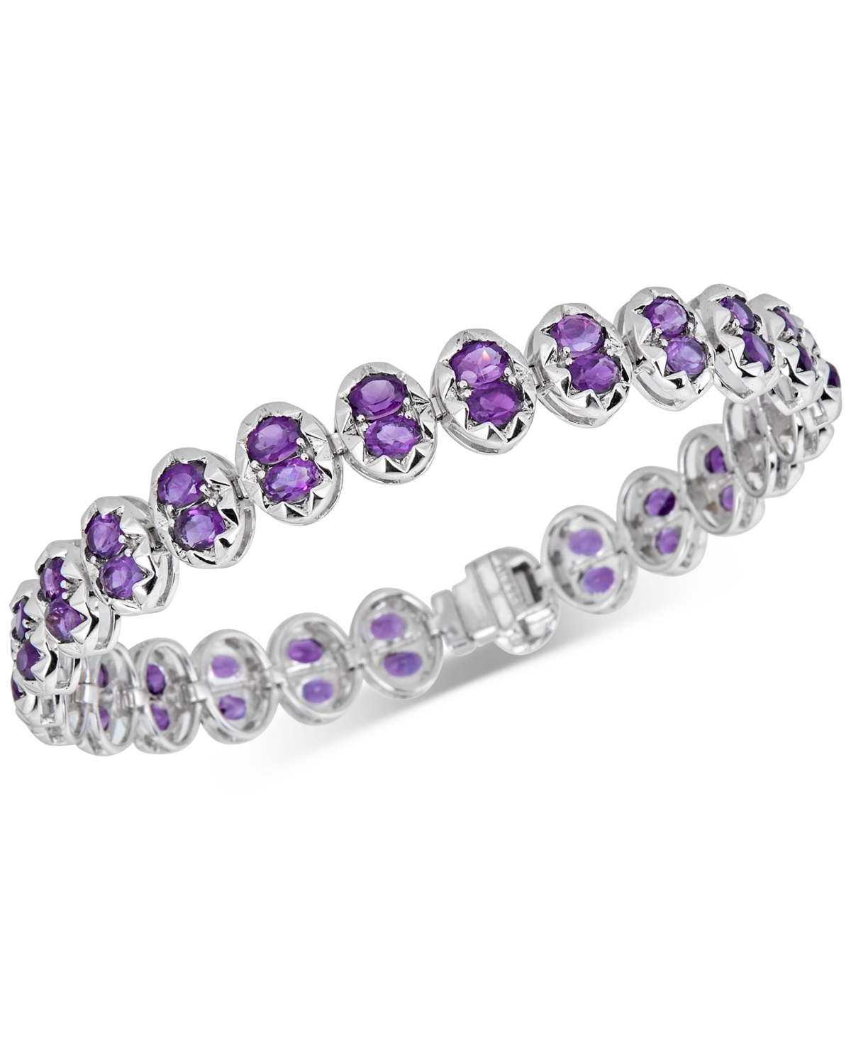 Click here for Amethyst Flex Bracelet (11-1/2 ct. t.w.) in Sterli... prices