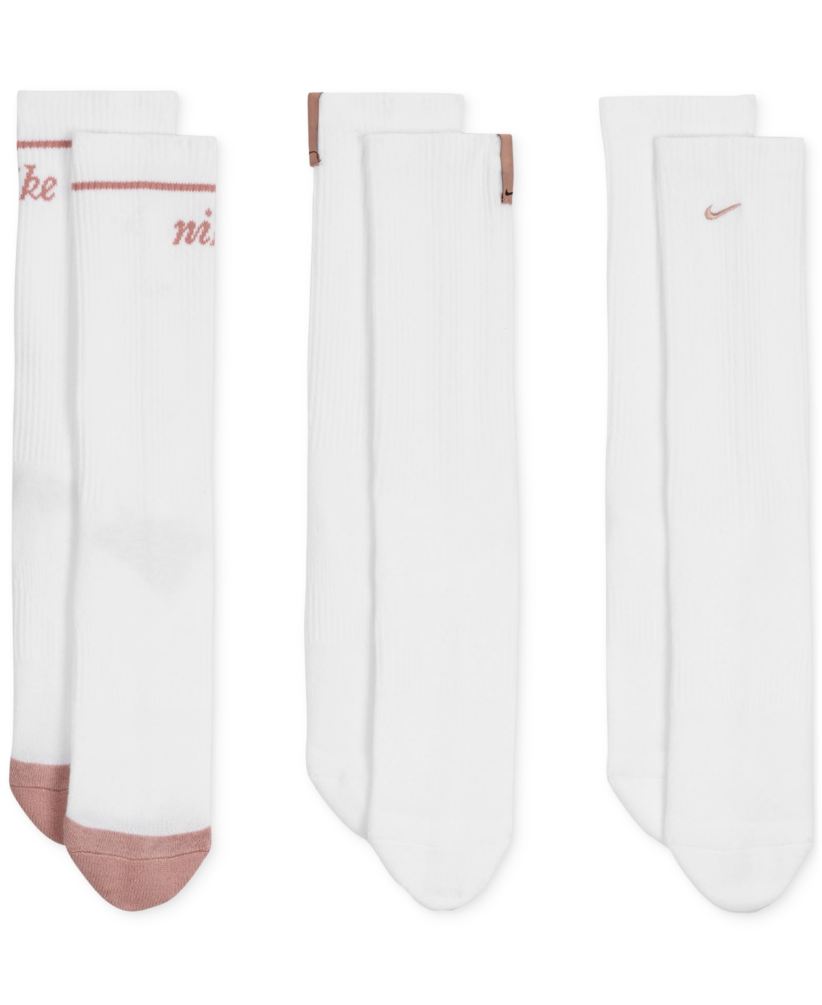 Click here for Nike Unisex 3-Pk. Everyday Plus Cushioned Crew Soc... prices