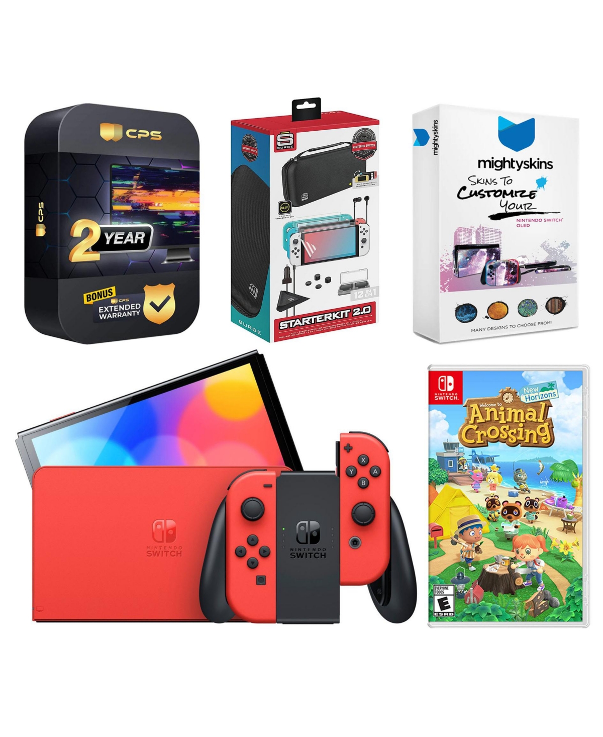 Click here for Nintendo Switch Oled Mario Red Edition with Animal... prices