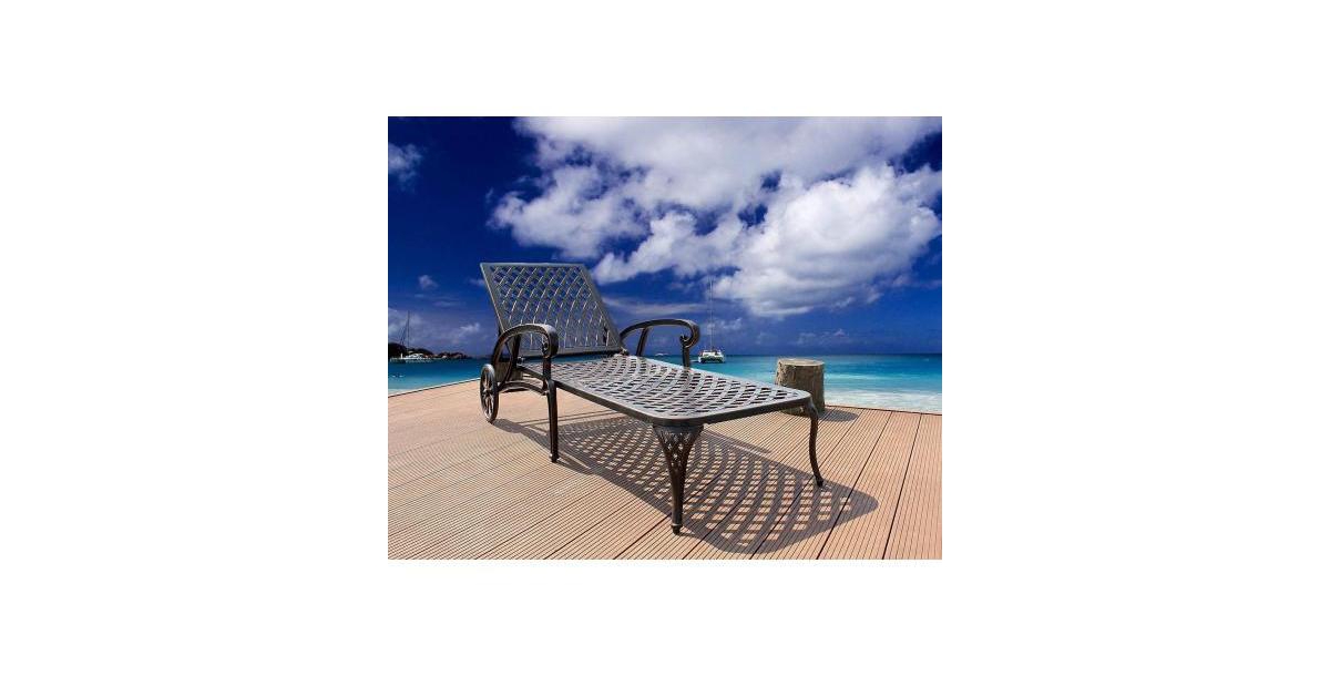Click here for Mondawe Aluminium Cast lounge chair 1pcs white - B... prices
