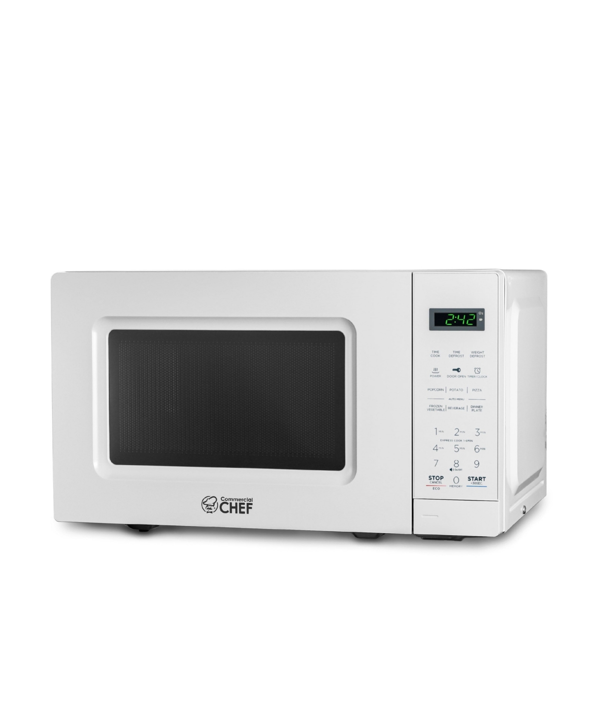 0.7 Cu. Ft. Counter Top Microwave White - White