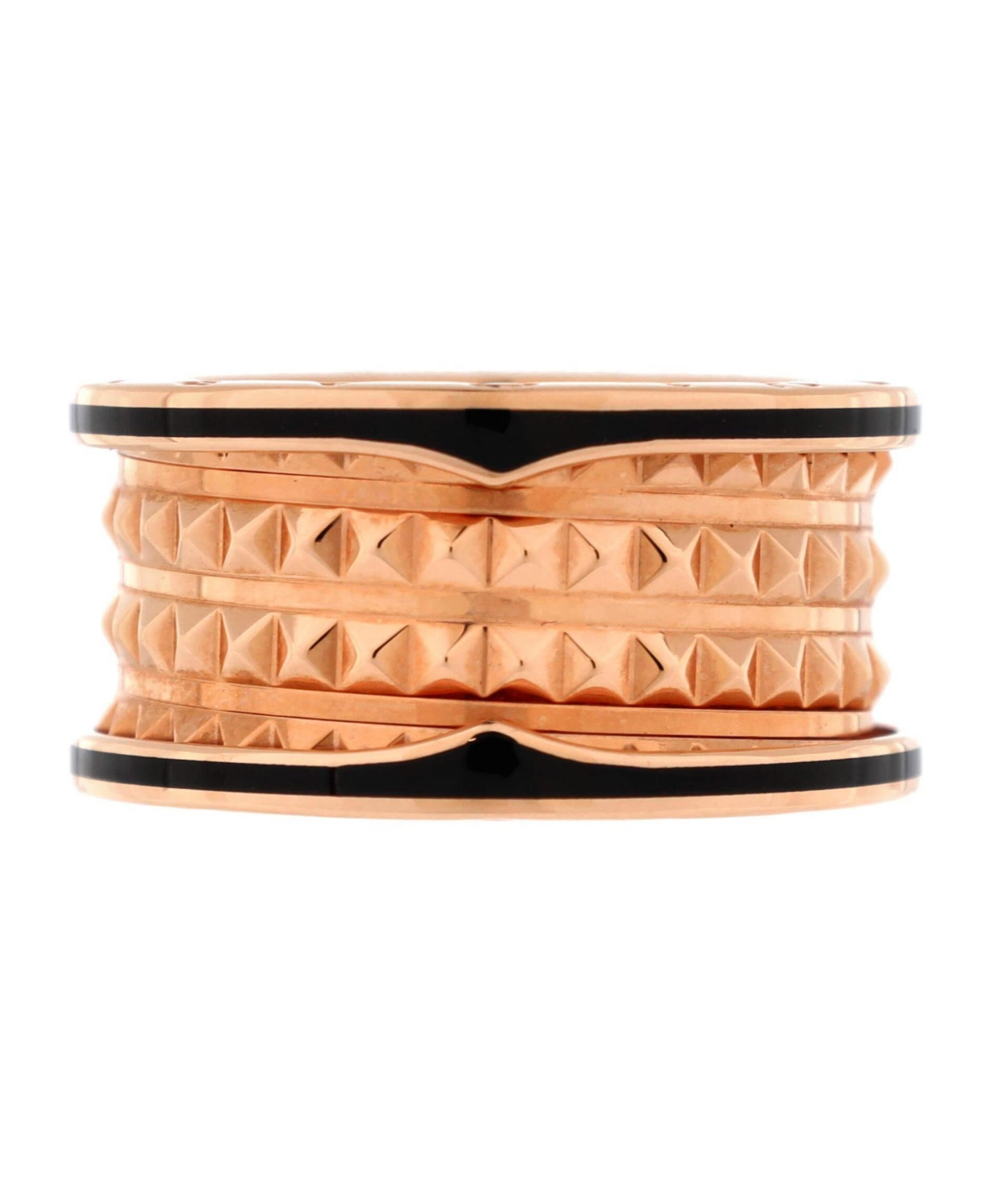 Click here for Pre-Owned Bvlgari B.Zero1 Rock Four Band Ring 18K... prices
