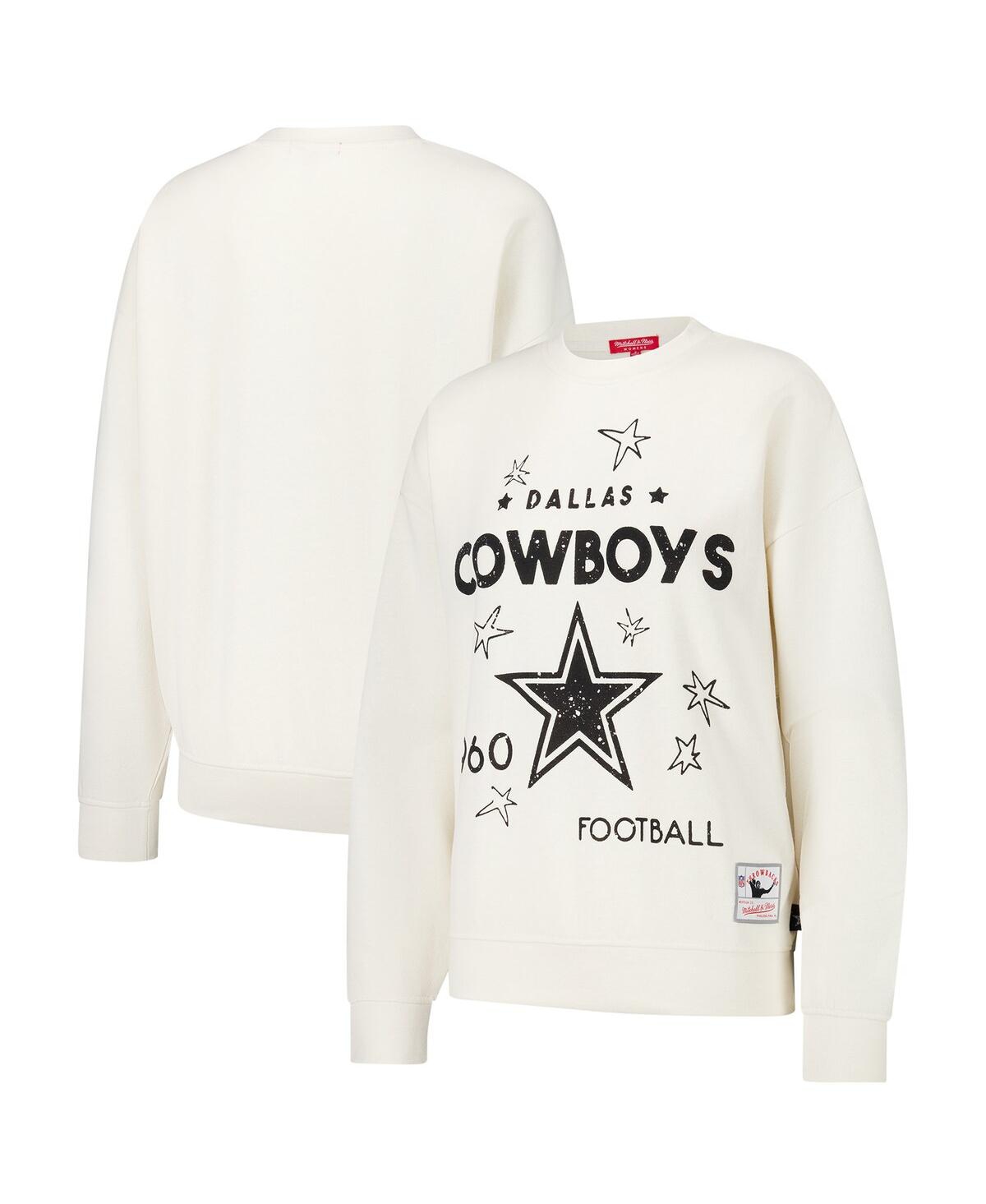 Click here for Mitchell & Ness Womens Cream Dallas Cowboys Lightw... prices