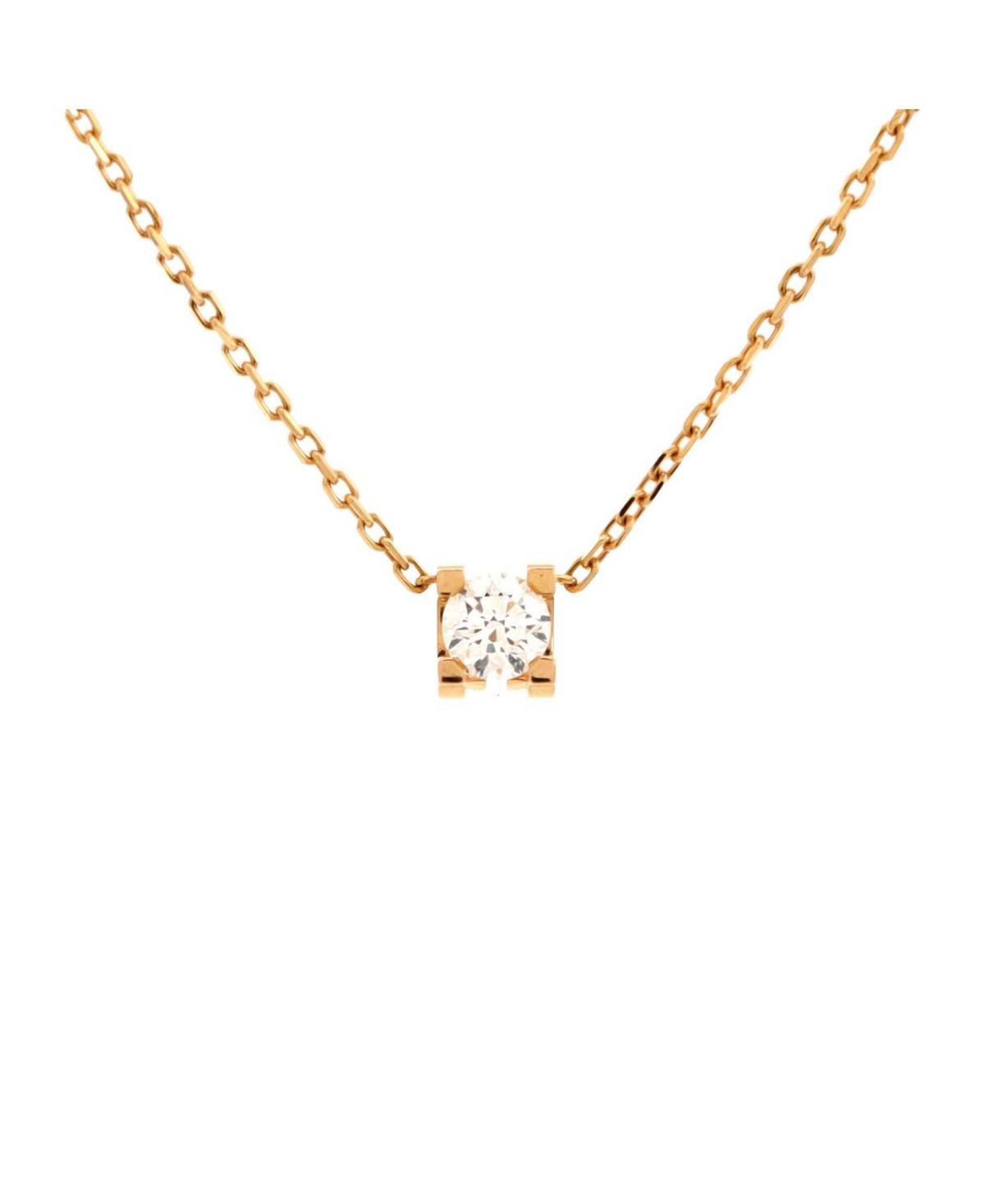 Click here for Pre-Owned Cartier 0.10-0.19CT C de Cartier Necklac... prices