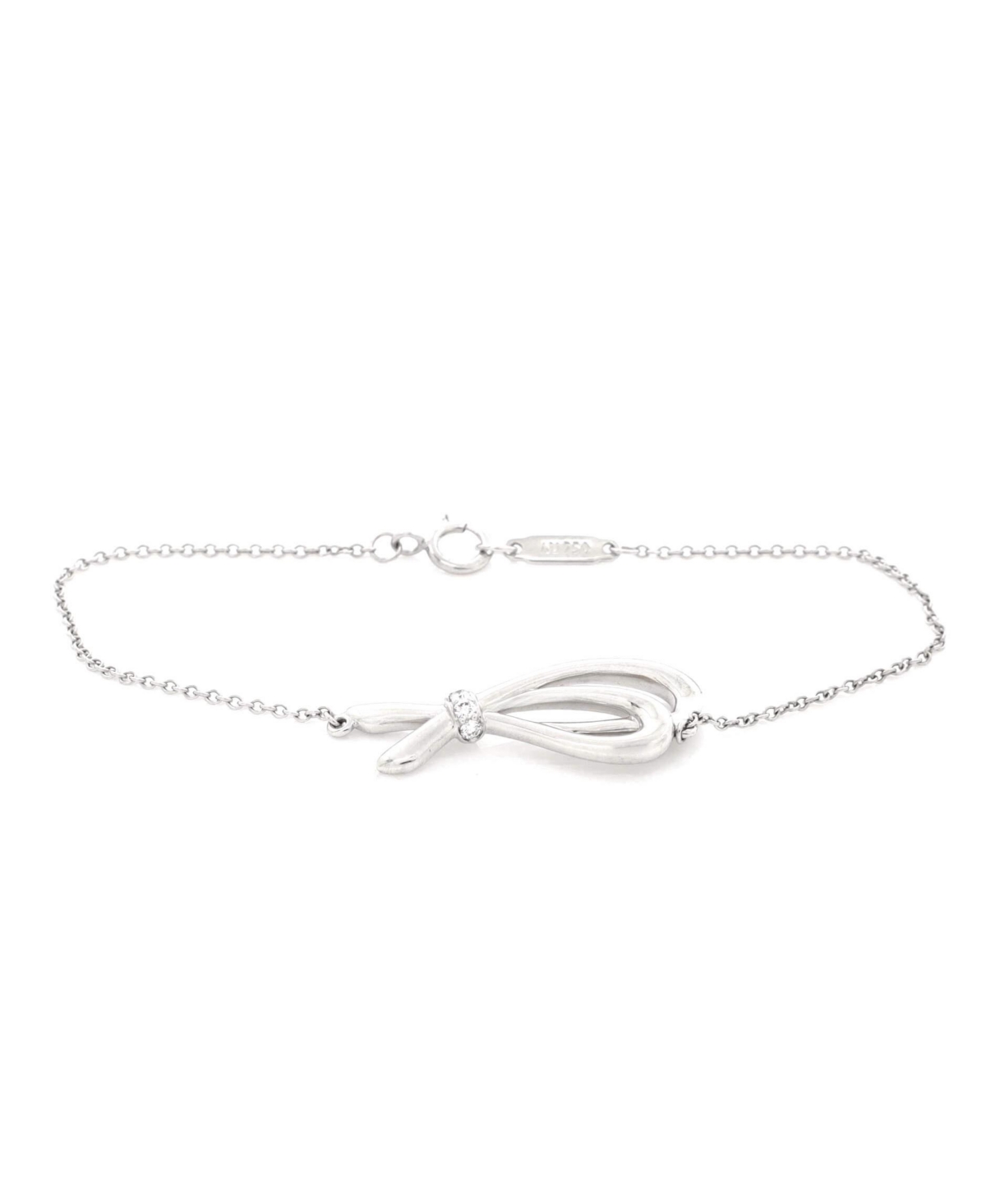 Click here for Pre-Owned Tiffany & Co. Small Bow Knot Chain Brace... prices