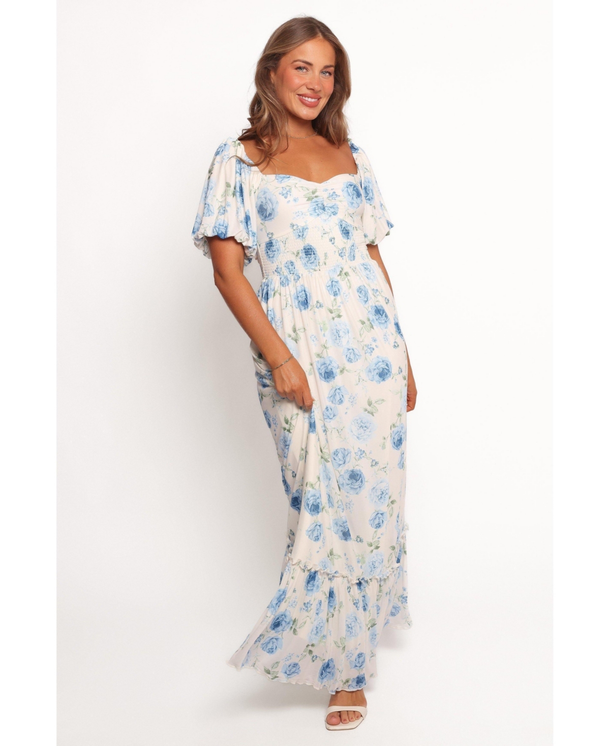 Click here for Petal and Pup Womens Devon Maxi Short Sleeve Dress... prices