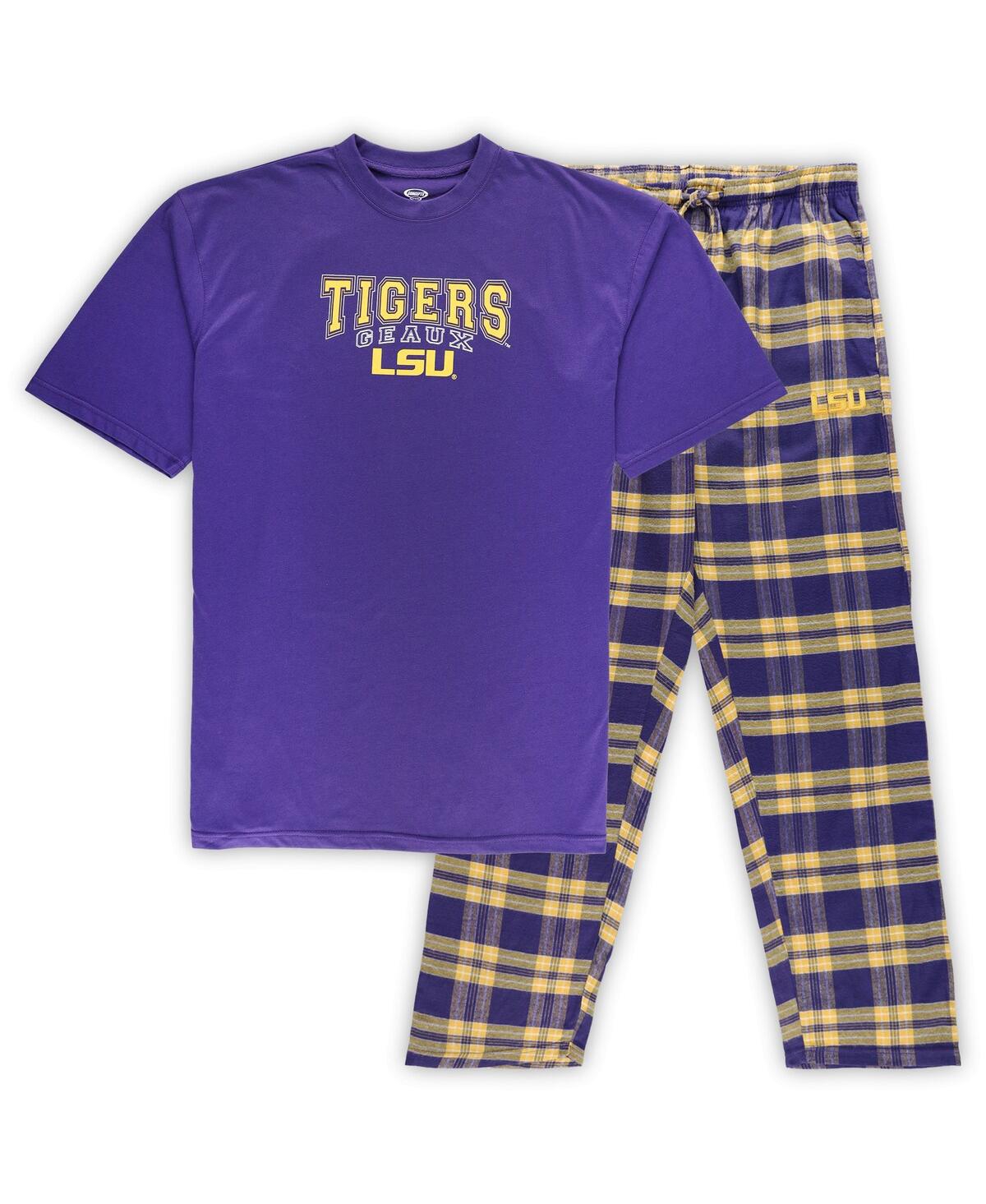 Click here for Profile Mens 2-Piece Purple Lsu Tigers Big Tall T-... prices