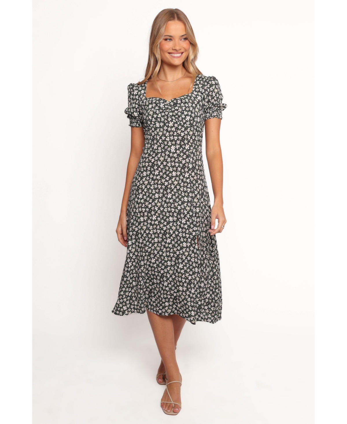 Click here for Petal and Pup Womens Franklin Dress - Black floral prices