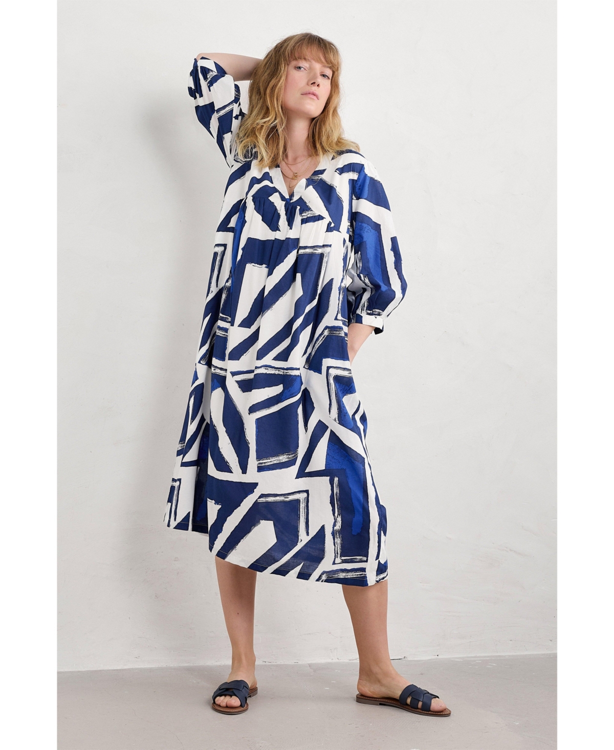 Seasalt Cornwall Womens Earth Colors Dress