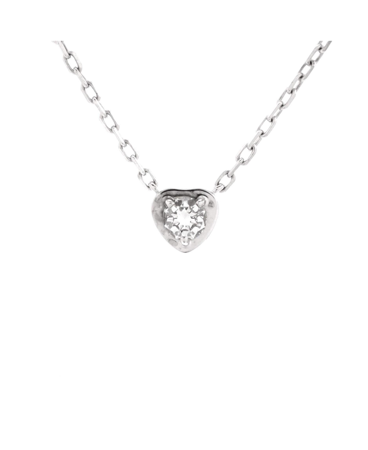 Click here for Pre-Owned Cartier DAmour Heart Pendant Necklace 18... prices