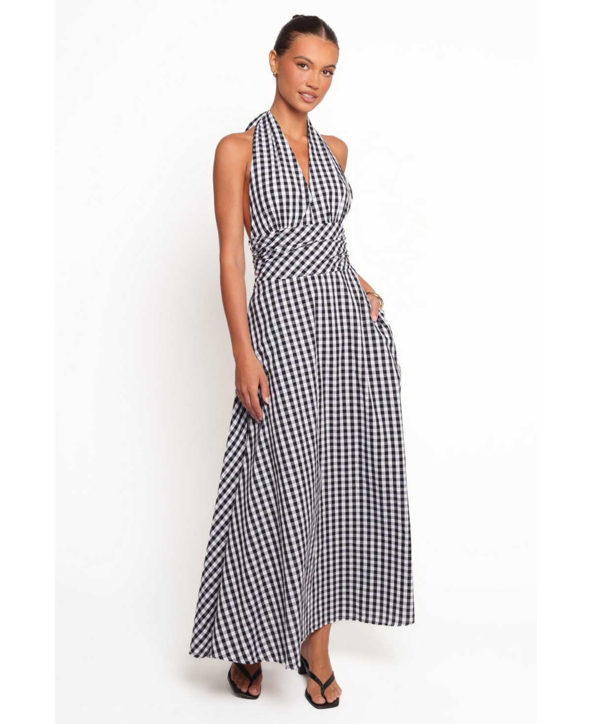 Click here for Petal and Pup Womens Solene Maxi Halterneck Dress... prices
