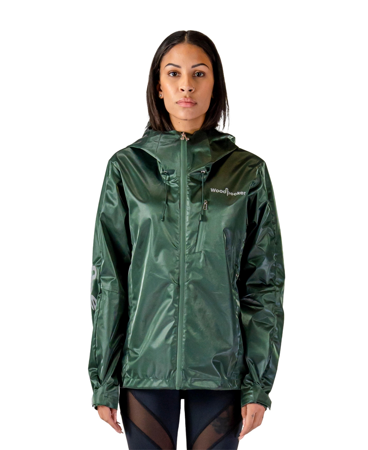 Click here for Woodpecker Womens Wind Shell Jacket - Green diamon... prices