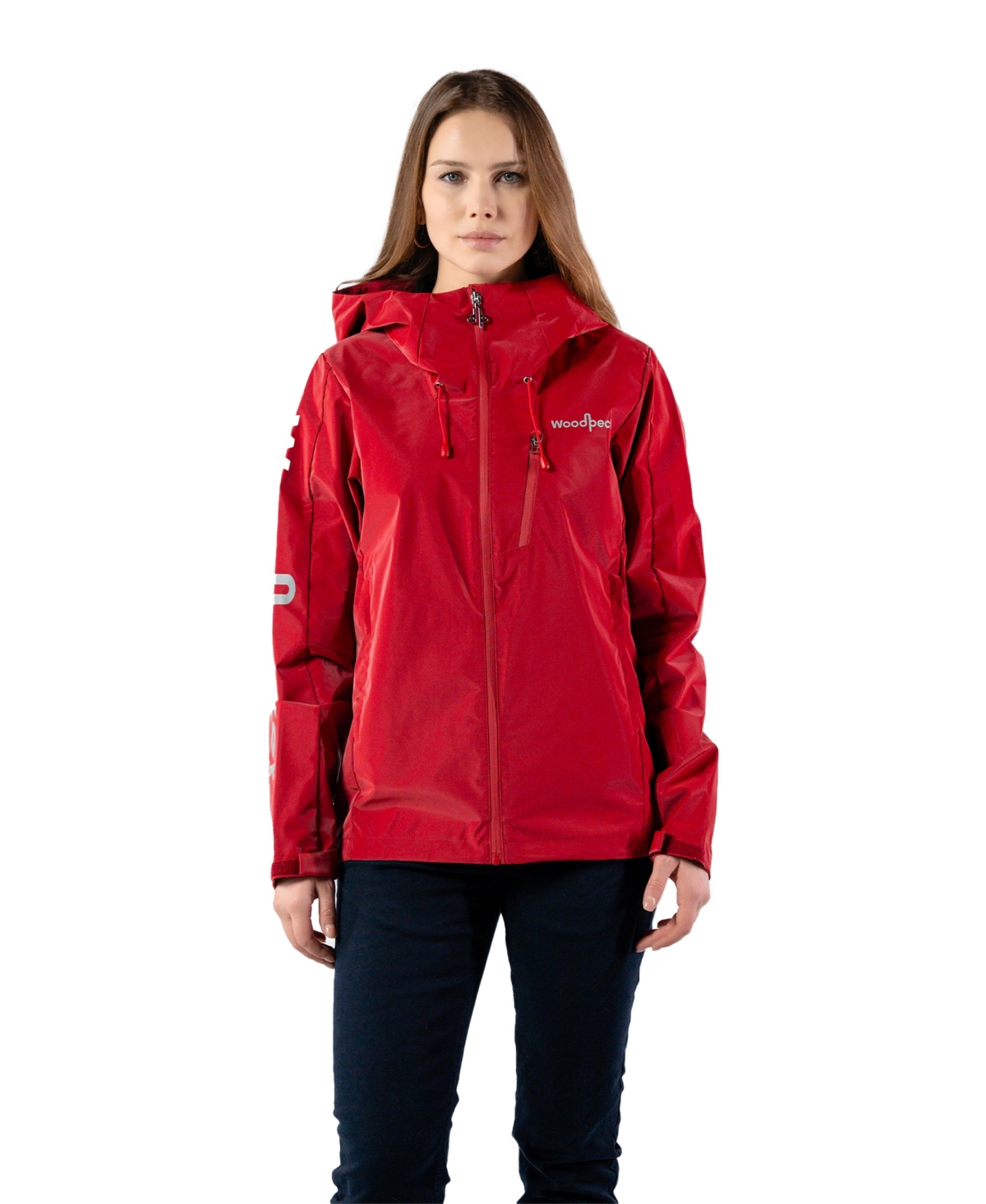 Click here for Woodpecker Womens Wind Shell Jacket - Red diamond prices