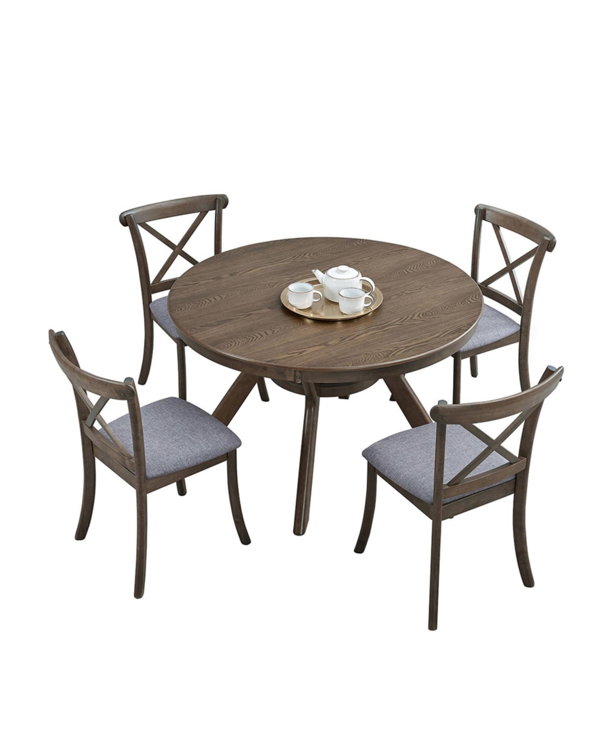 Click here for Streamdale Modern Round Dining Set (Table with 4 C... prices