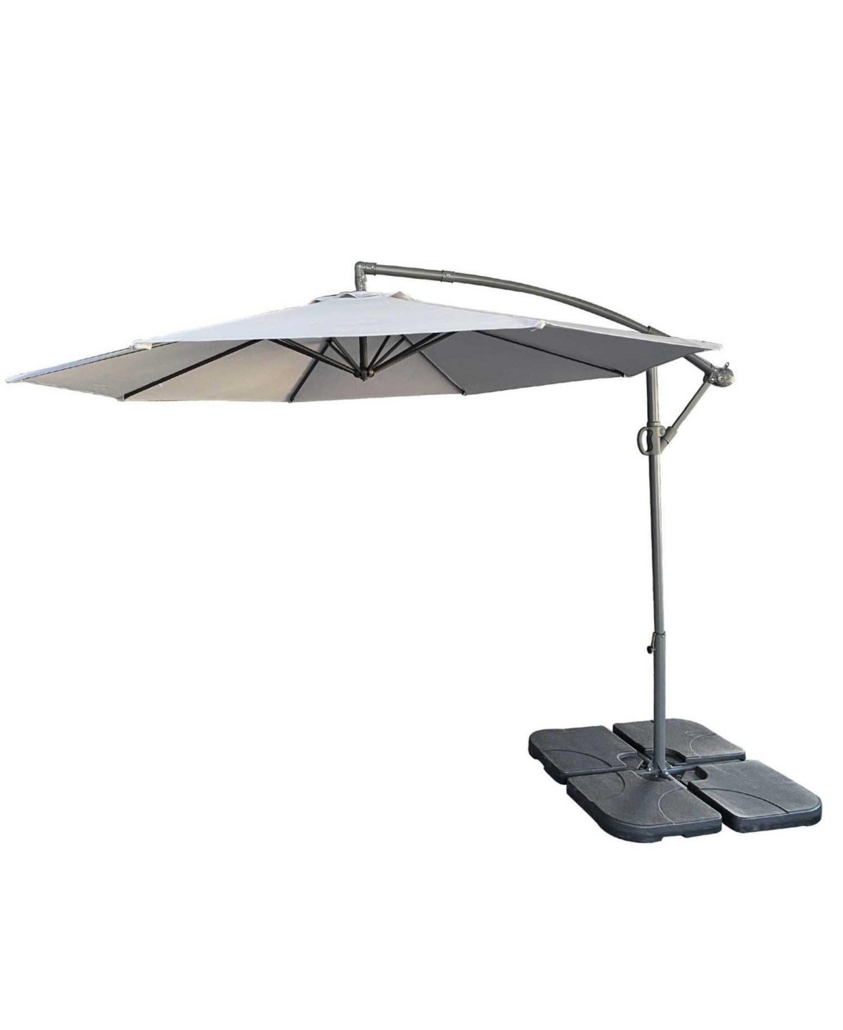Click here for 10ft Offset Patio Umbrella - Gray - Grey prices