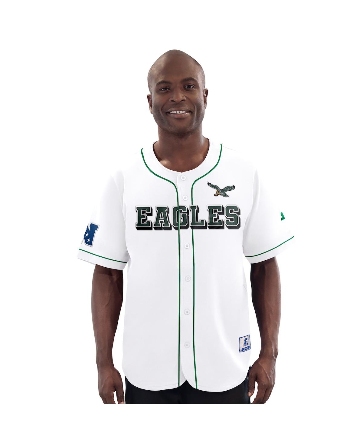 Click here for Starter Mens White Philadelphia Eagles Relay Vinta... prices