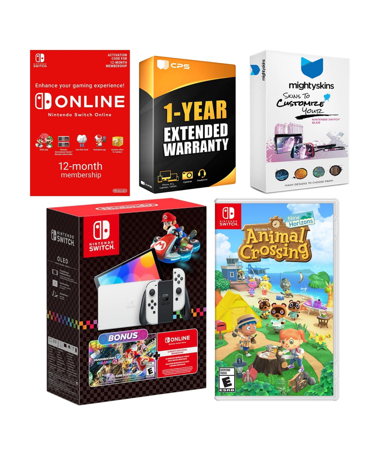 Click here for Nintendo Switch Oled Console Mario Kart 8 Bundle w... prices