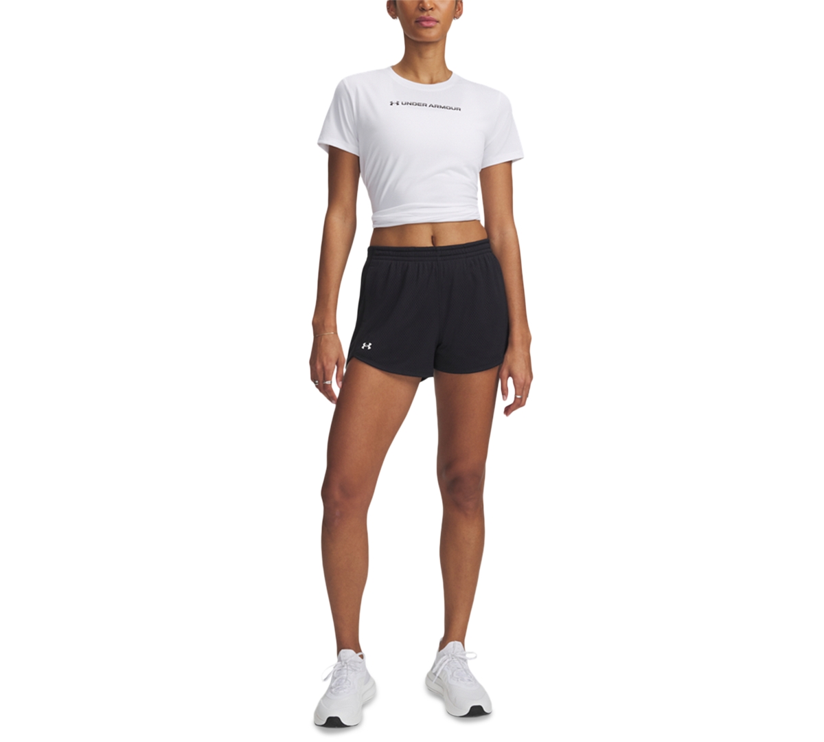 Click here for Under Armour Womens Ua Tech Play Up Mesh Shorts -... prices
