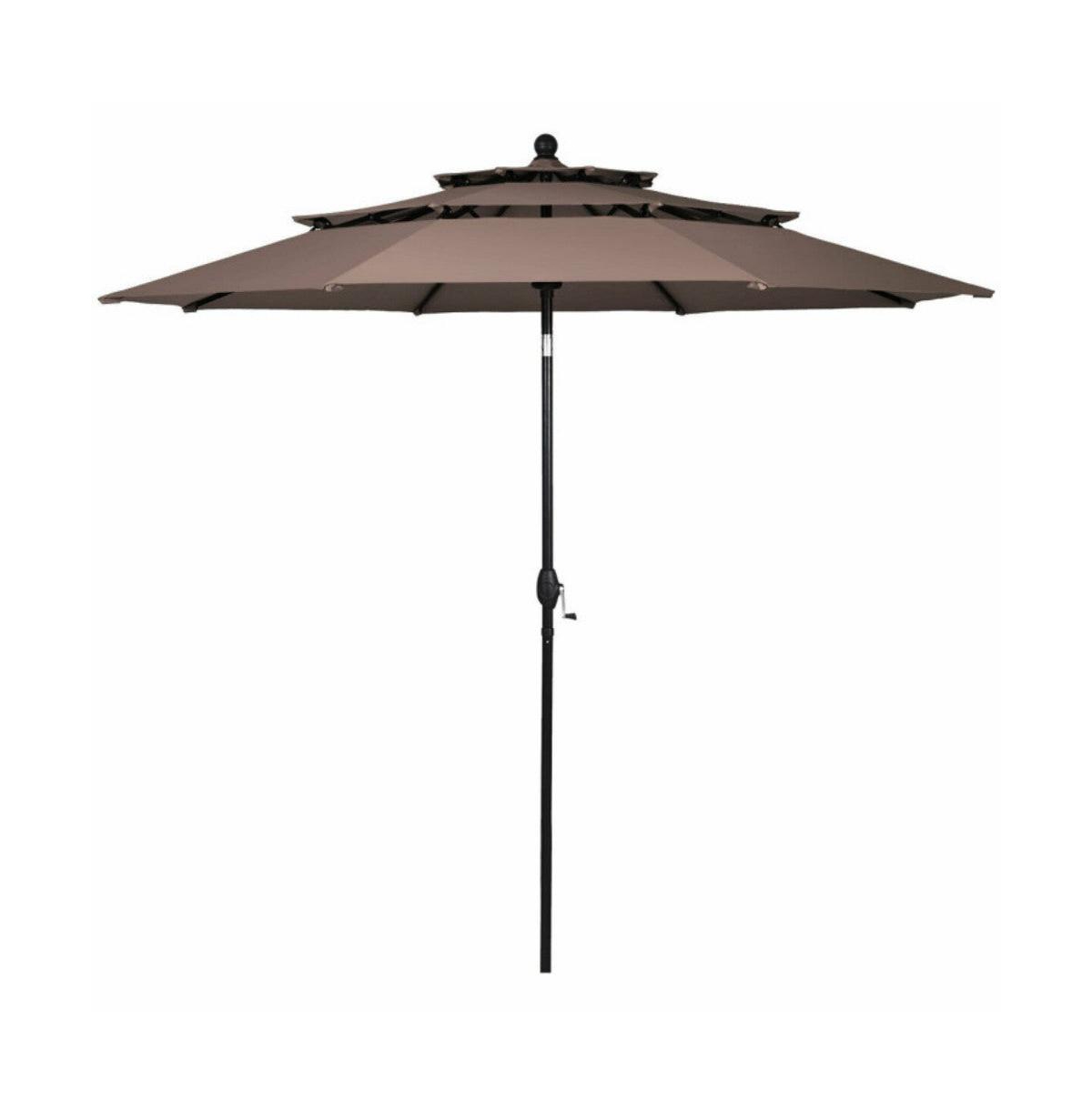 Click here for 10 Feet 3 Tier Outdoor Patio Umbrella with Double... prices