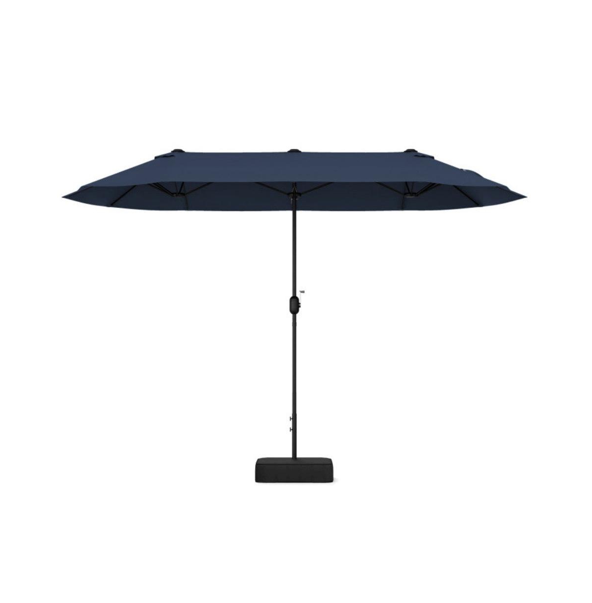 Click here for 13 Feet Double-Sided Patio Twin Table Umbrella wit... prices