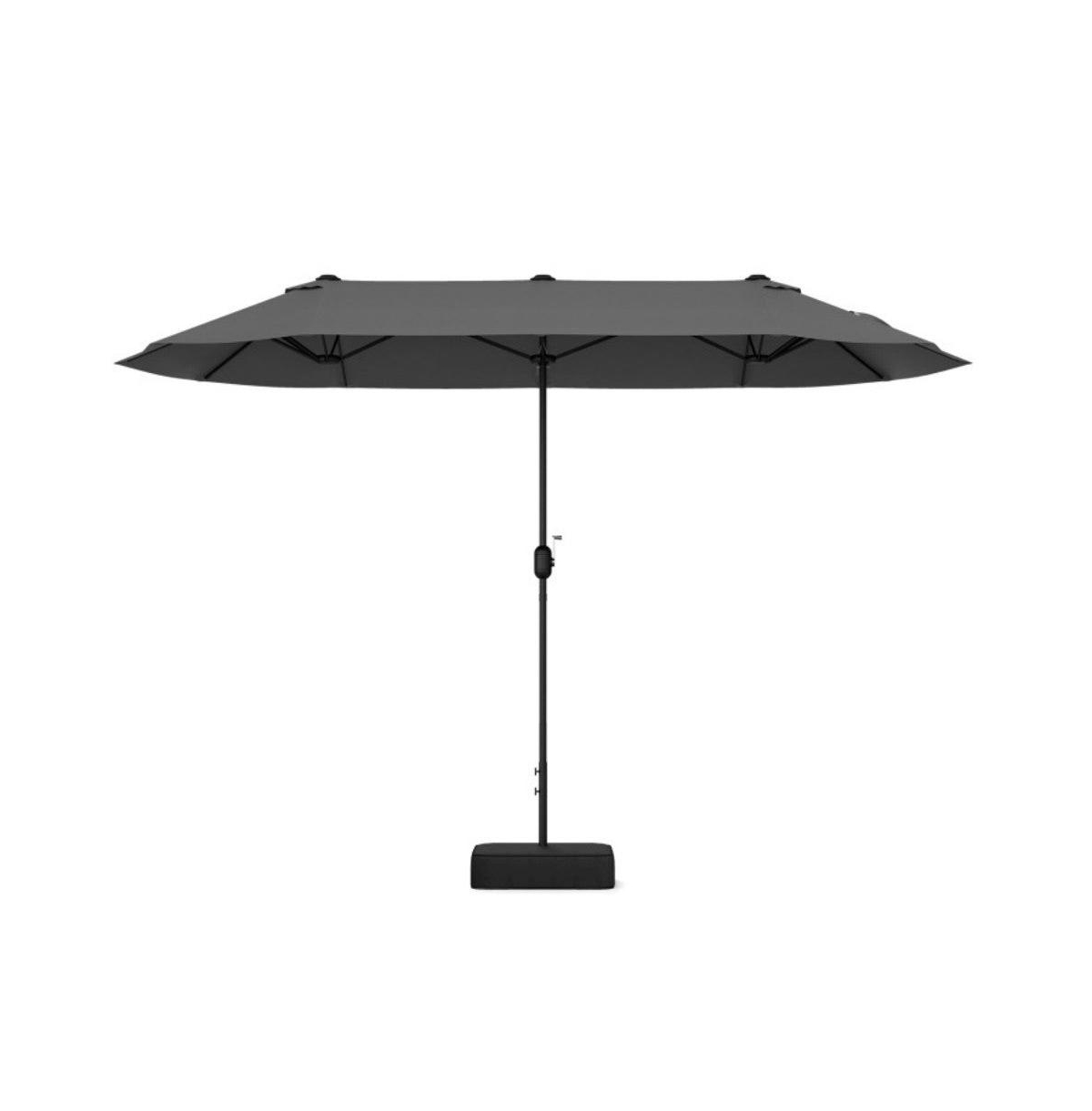 Click here for 13 Feet Double-Sided Patio Twin Table Umbrella wit... prices