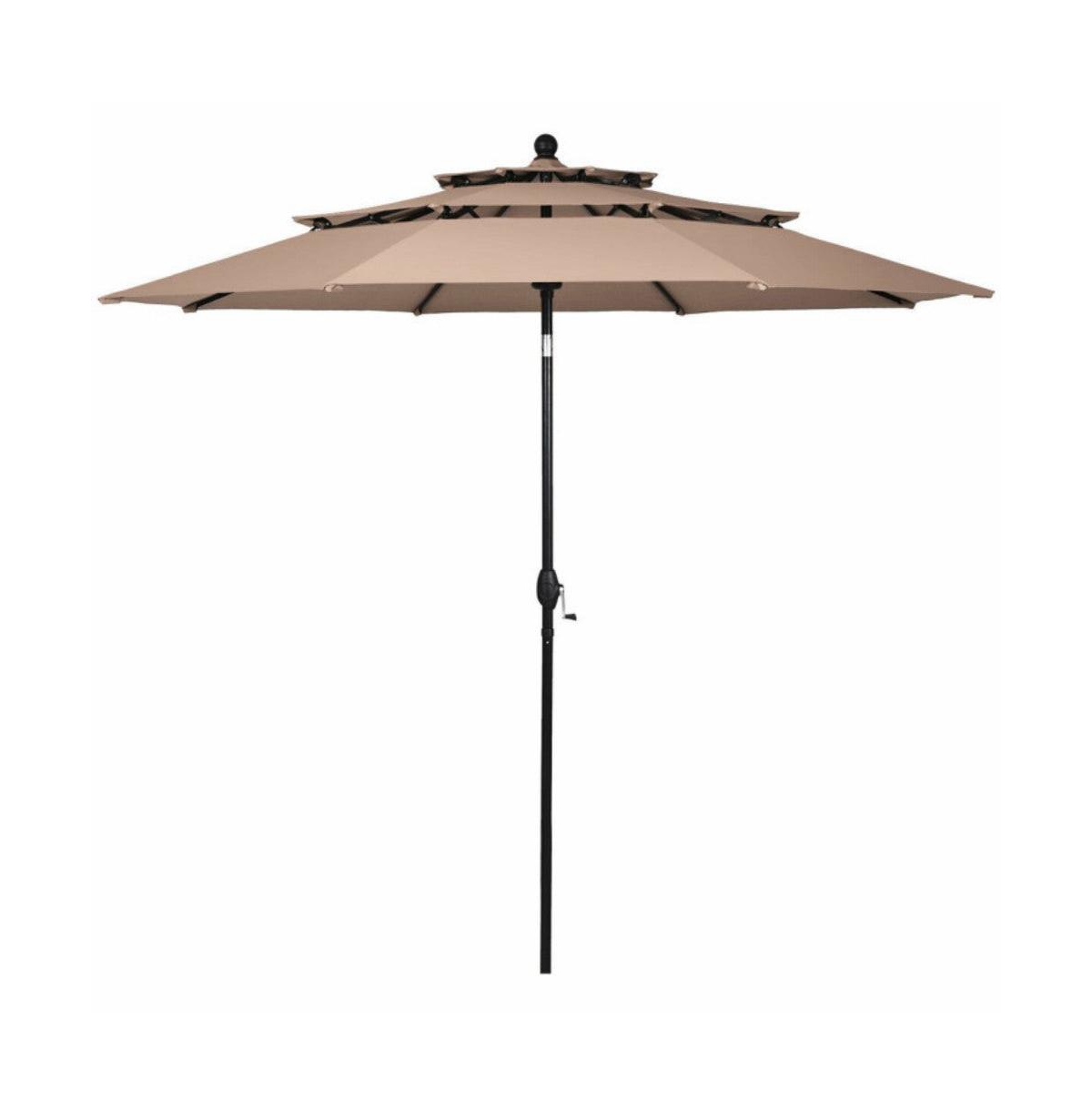 Click here for 10 Feet 3 Tier Outdoor Patio Umbrella with Double... prices