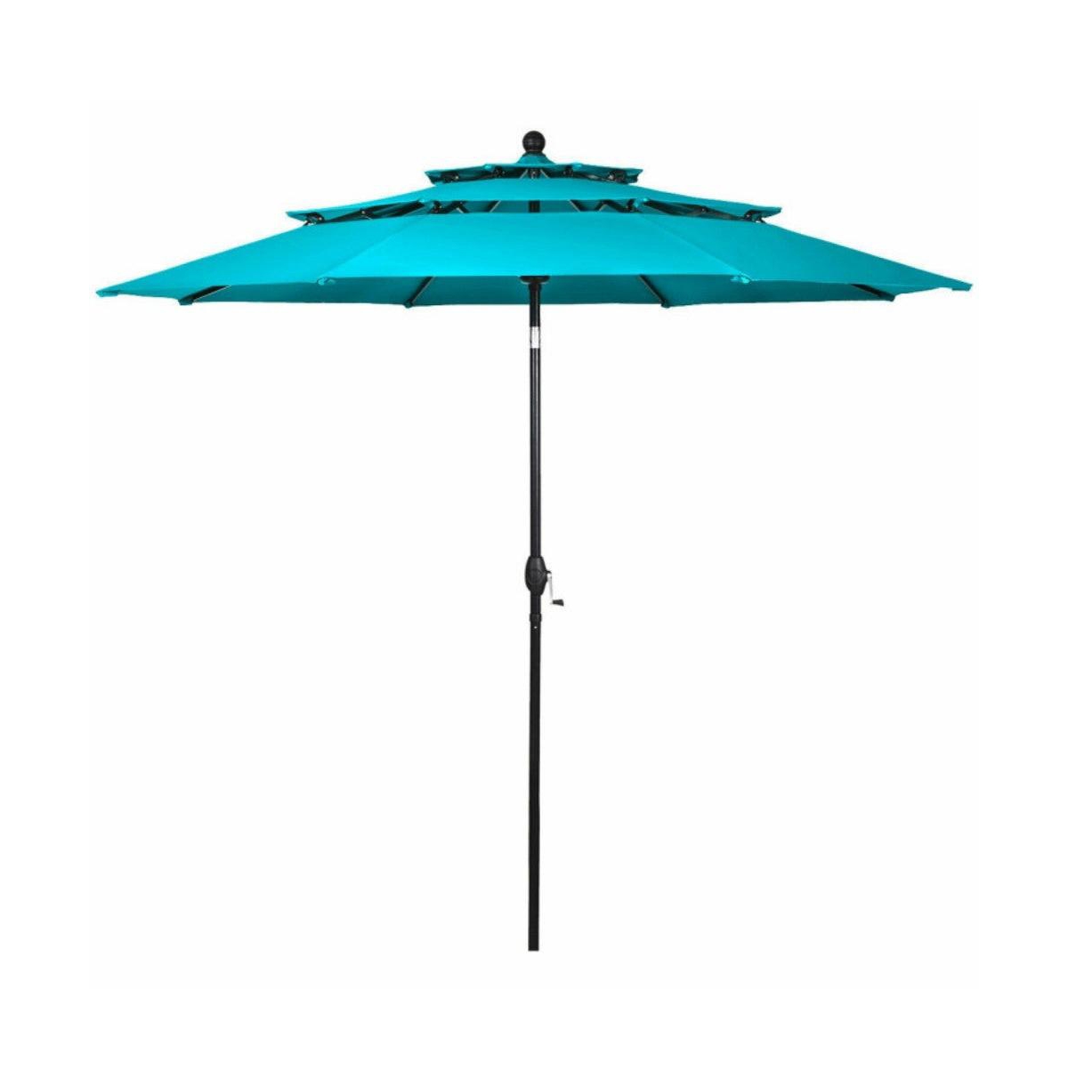 Click here for 10 Feet 3 Tier Outdoor Patio Umbrella with Double... prices